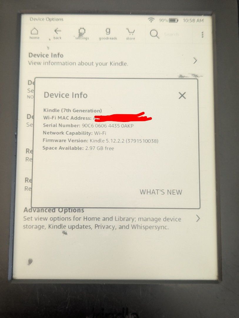 Kindle Basic 4 (7th gen) no ads with issues, Mobile Phones & Gadgets, E ...