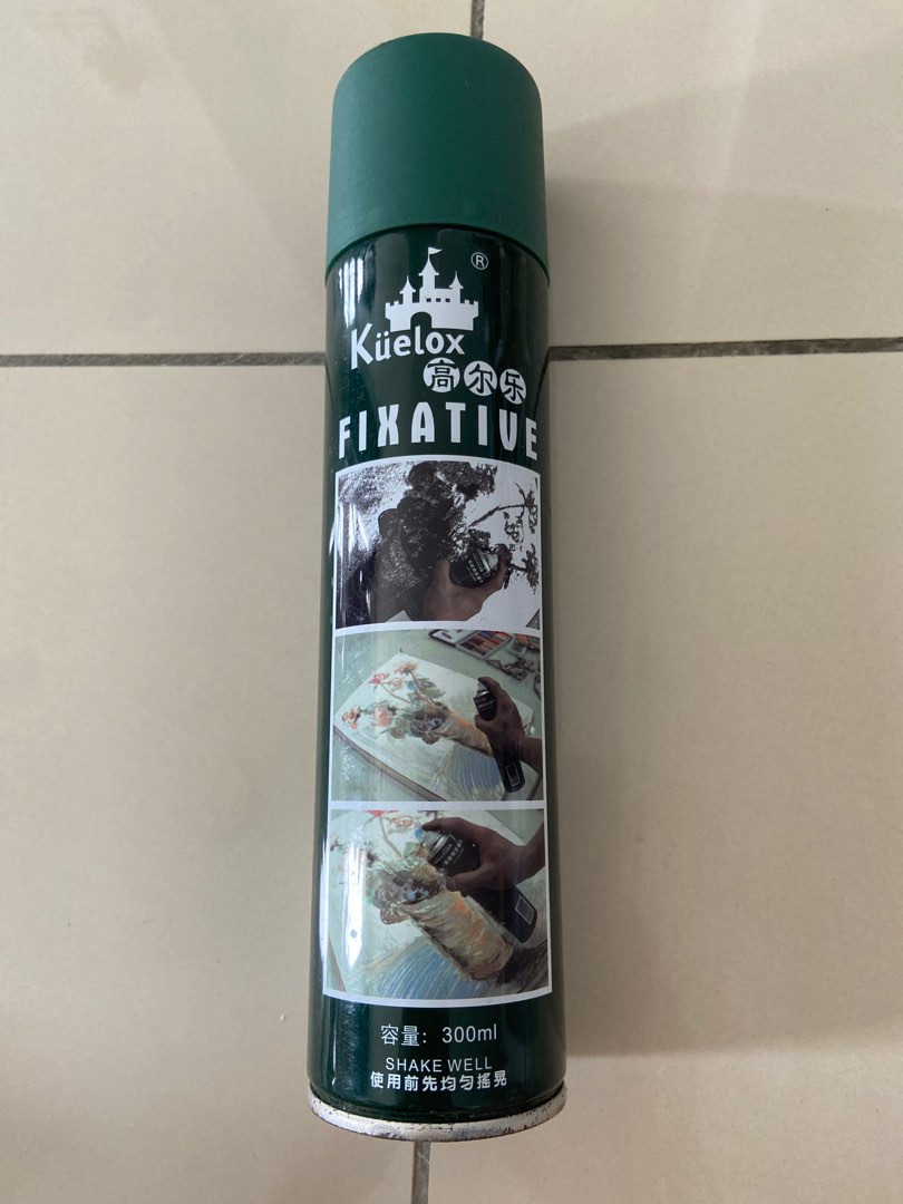 Kuelox Fixative Spray 300ml, Hobbies & Toys, Stationery & Craft, Art ...