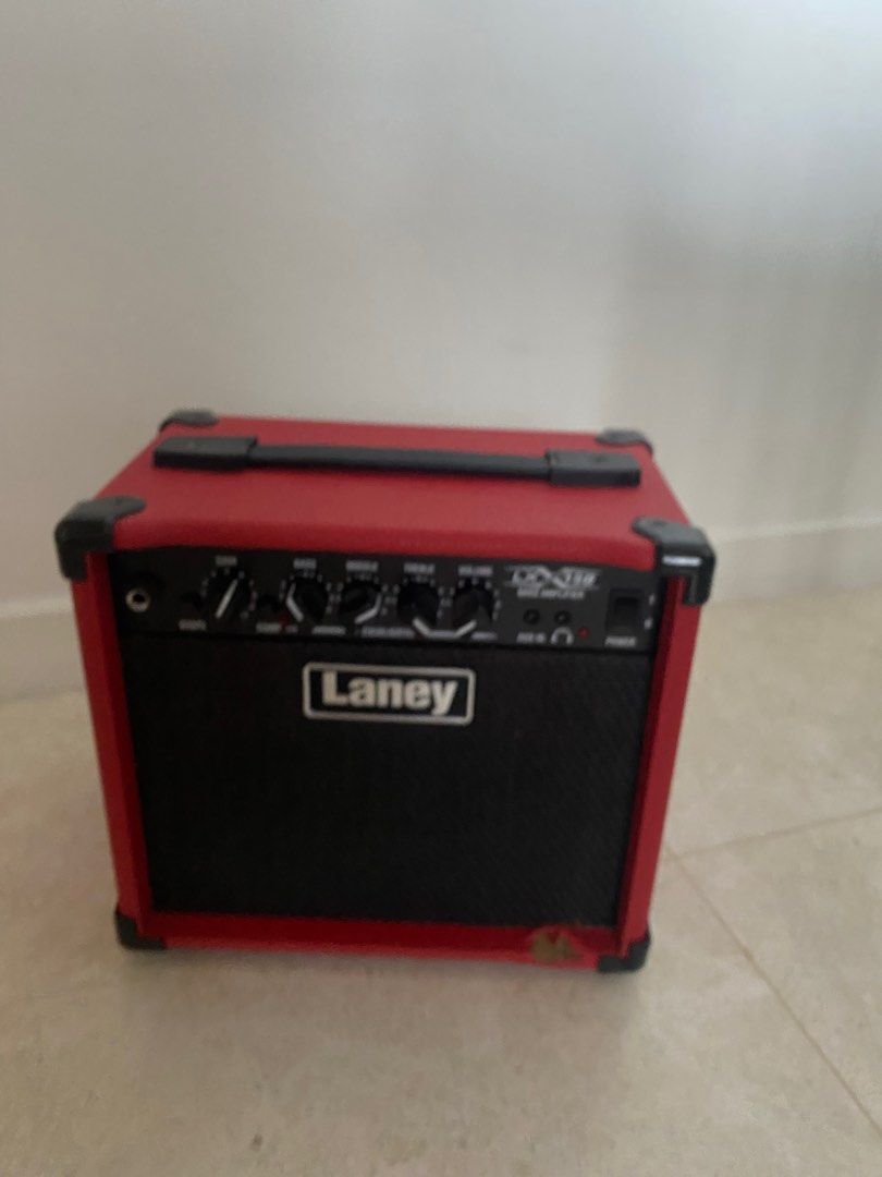 Laney LX15R Guitar Amplifier - Red, Hobbies & Toys, Musical Instruments ...