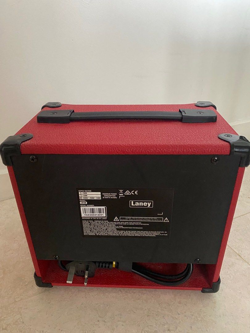 Laney LX15R Guitar Amplifier - Red, Hobbies & Toys, Musical Instruments ...