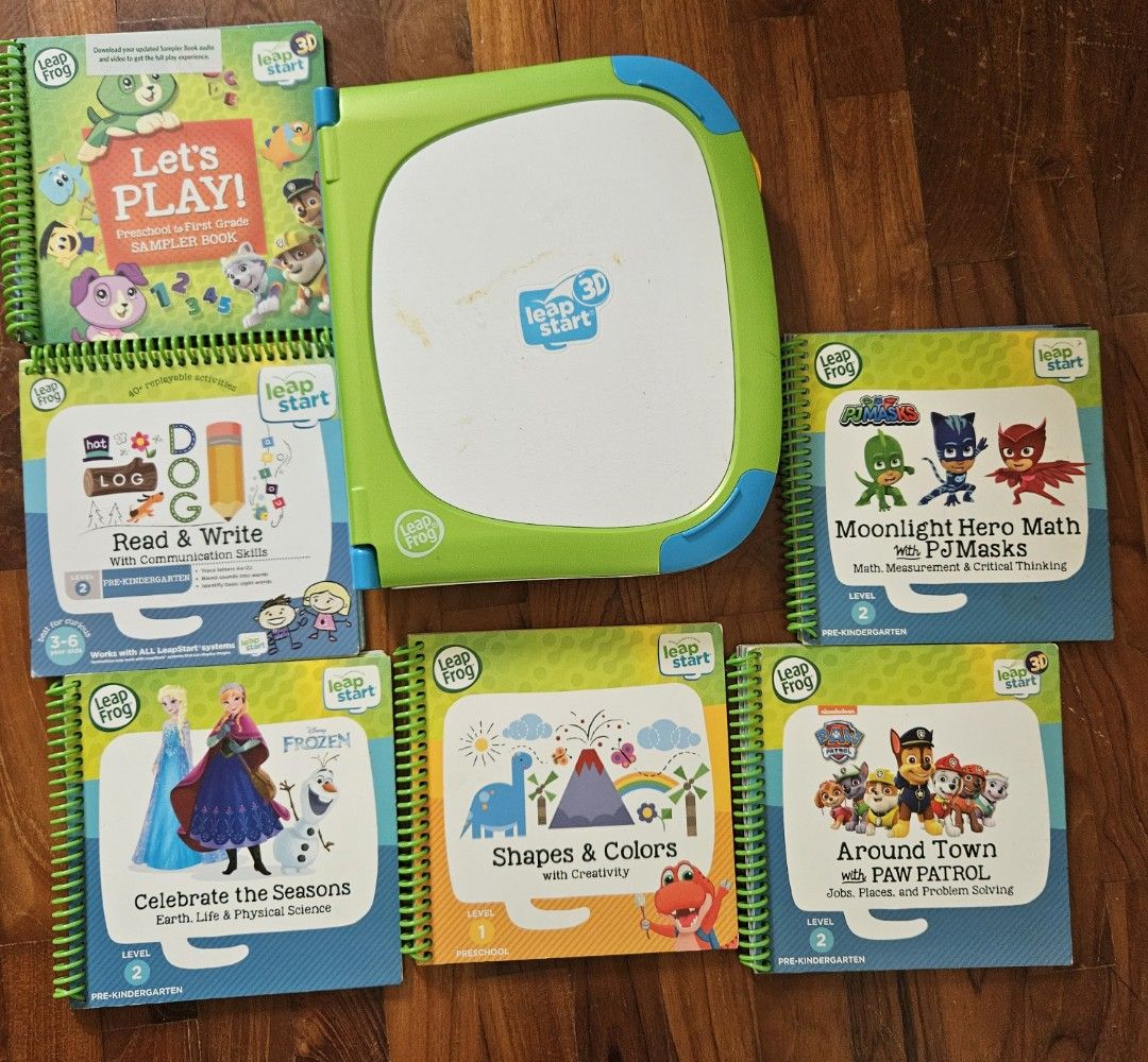 LeapFrog LeapStart 3D Learning System Bundle, Hobbies & Toys, Toys ...