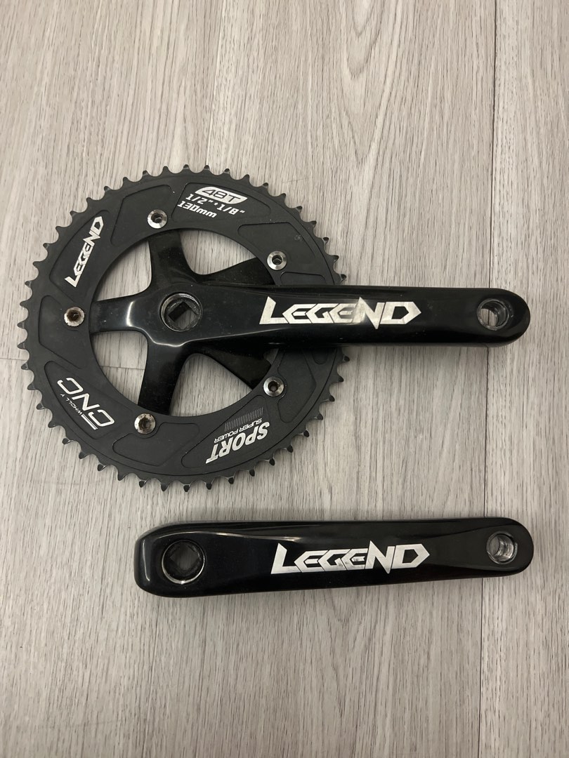 Legend CNC 48 Teeth Crankset, Sports Equipment, Bicycles & Parts, Parts ...