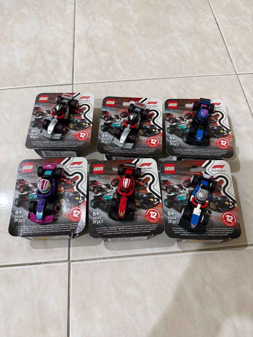 Lego Formula 1 Mini Figurine Mini Ferrari Alphine Racing bull, Hobbies ...