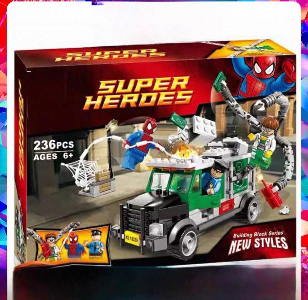 Lego Marvel Spider-man vs Doc Ock Robbery set, Hobbies & Toys, Toys ...