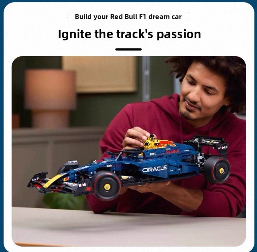 LEGO Technic Red Bull Oracle F1 Racecar full set, Hobbies & Toys, Toys ...