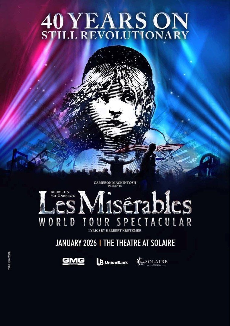 Les Miserables World Tour Spectacular - January 2026, Tickets ...