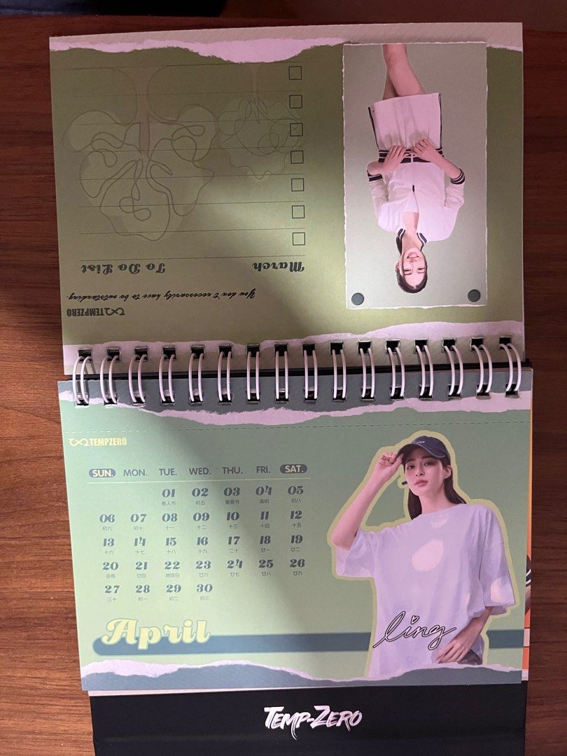 Lingling Kwong Temp-Zero 2025 Calendar, Hobbies & Toys, Stationery ...