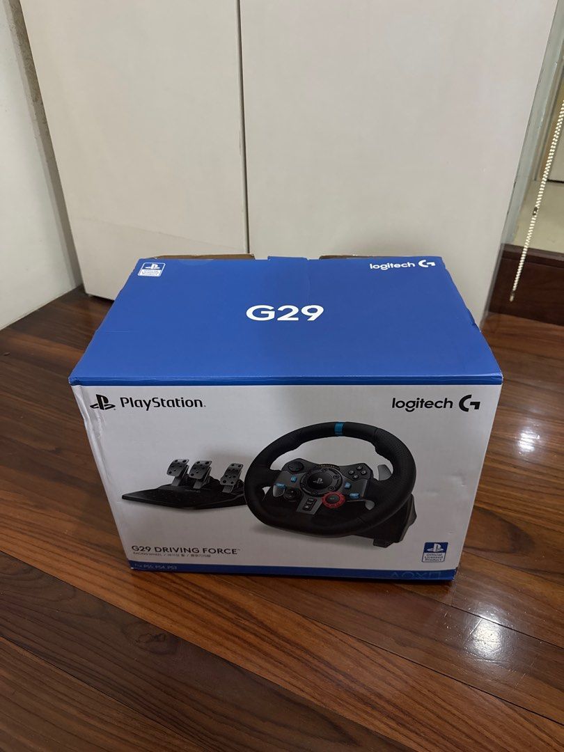 Logitech G29 Driving Force Racing Wheel and Shifter, Video Gaming ...