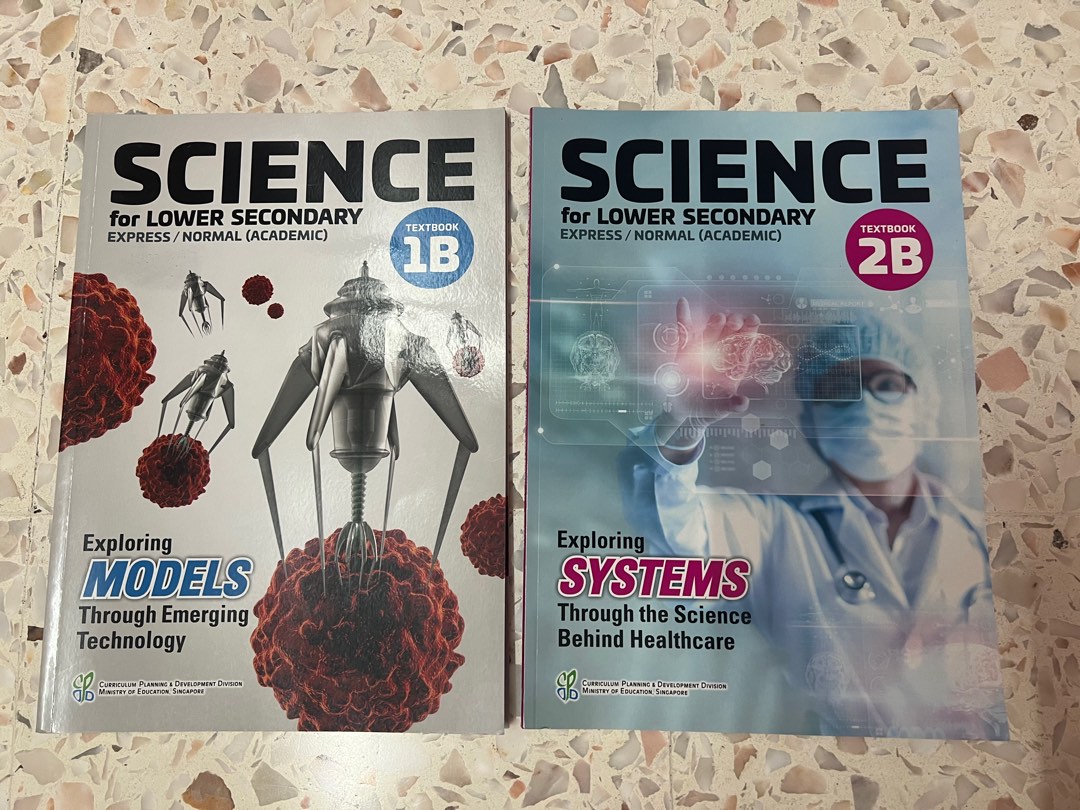 Lower Secondary Science Textbook 1B & 2B, Hobbies & Toys, Books ...