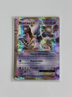 Mewtwo GX Full Art Rainbow Rare Pokémon Card, Hobbies & Toys, Toys ...