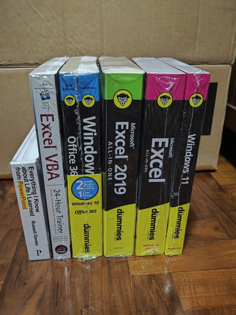 Microsoft Excel & Windows Dummies Books - New, Hobbies & Toys, Books ...