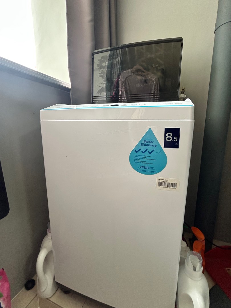 Midea 8.5kg Top Load Washing Machine MA100W85, TV & Home Appliances ...