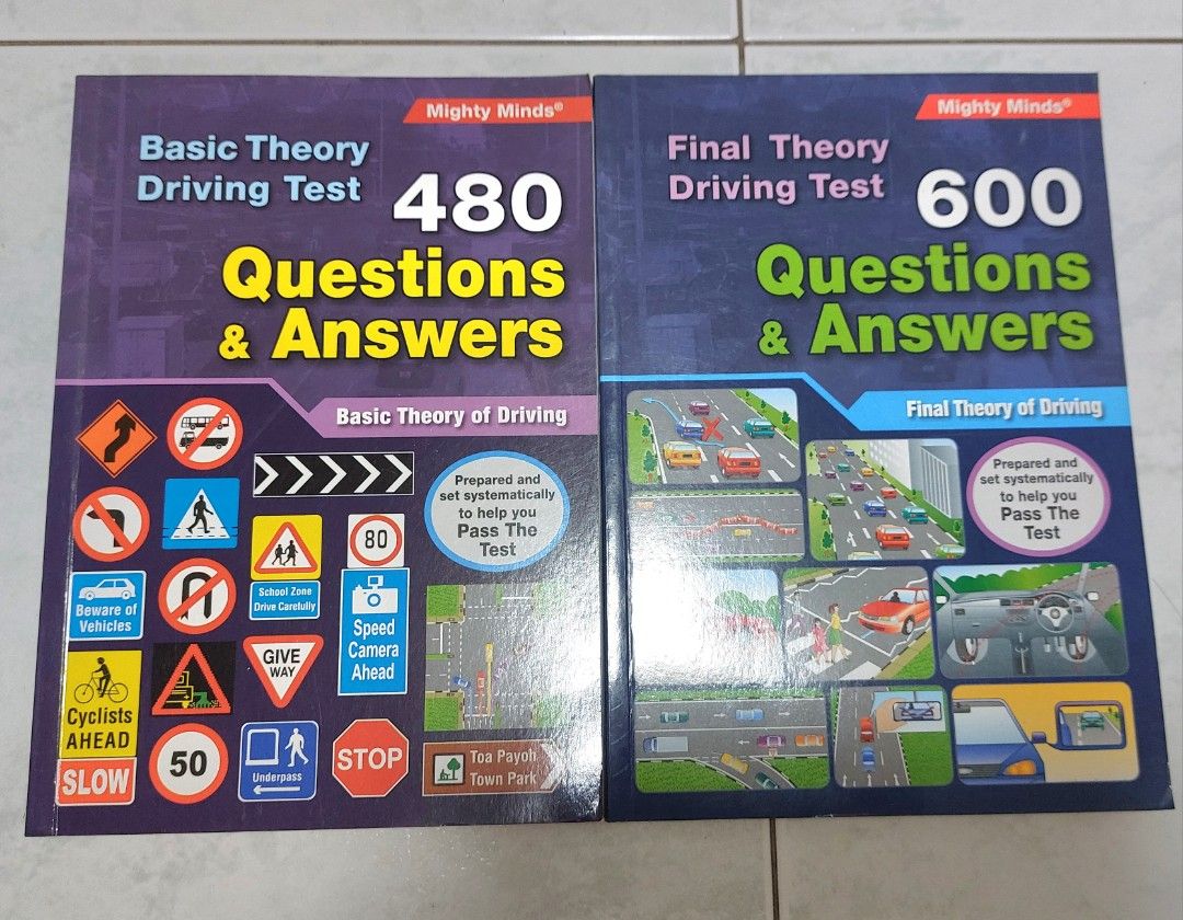 Mighty Minds Driving Test Books - Basic & Final Theory, Hobbies & Toys ...