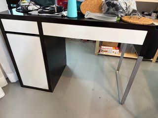 Modern Vanity Desk with Storage, Furniture & Home Living, Furniture ...