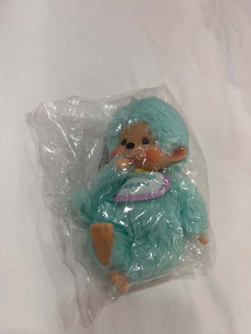 Monchhichi Plush Toy - Mint Green, Hobbies & Toys, Toys & Games on Carousell