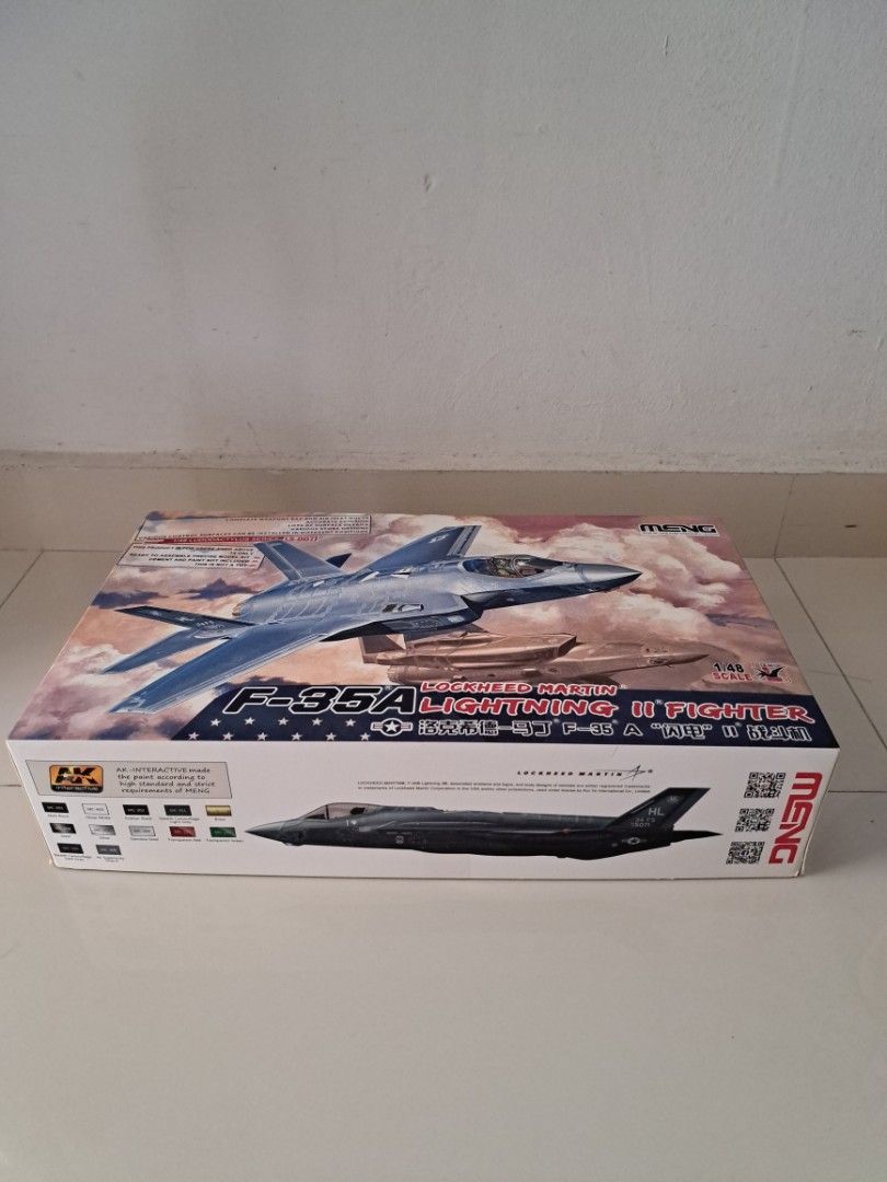 1/48 MSNG F-35A Lightning II Fighter Model Kit, Hobbies & Toys, Toys ...