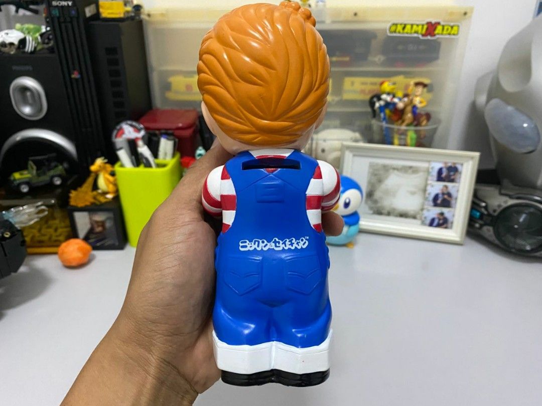 Nissei Soft Serve Ice Cream "Nikkun" Mascot Coin Box, Hobbies & Toys ...