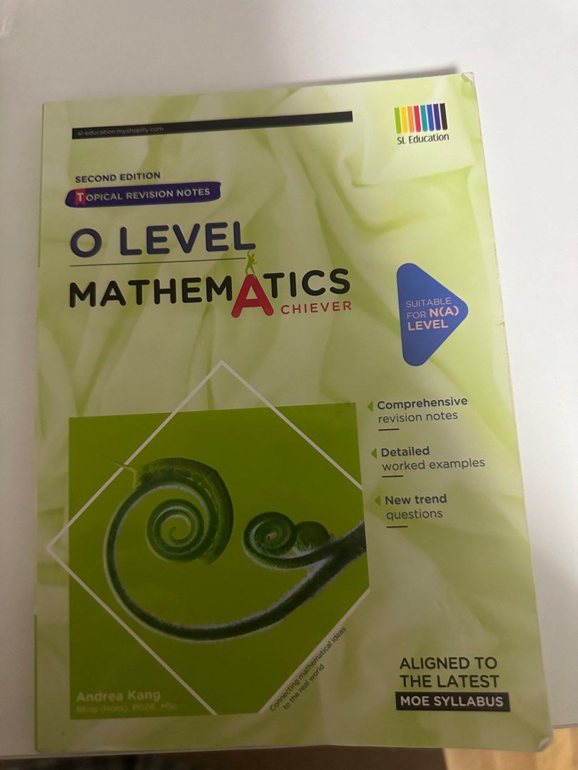 O Level Mathematics Achiever Topical Revision Notes, Hobbies & Toys ...