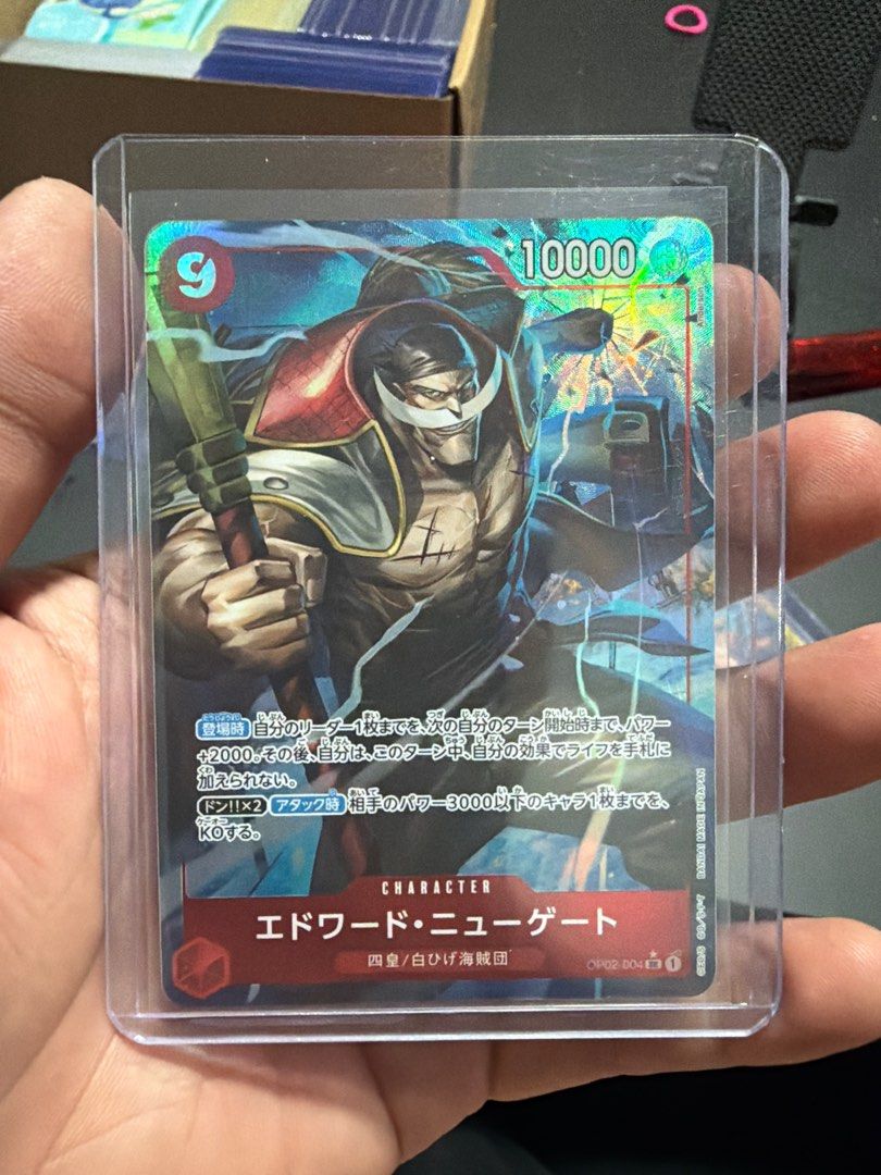 One Piece Card Game - Edward Newgate, Hobbies & Toys, Toys & Games on ...