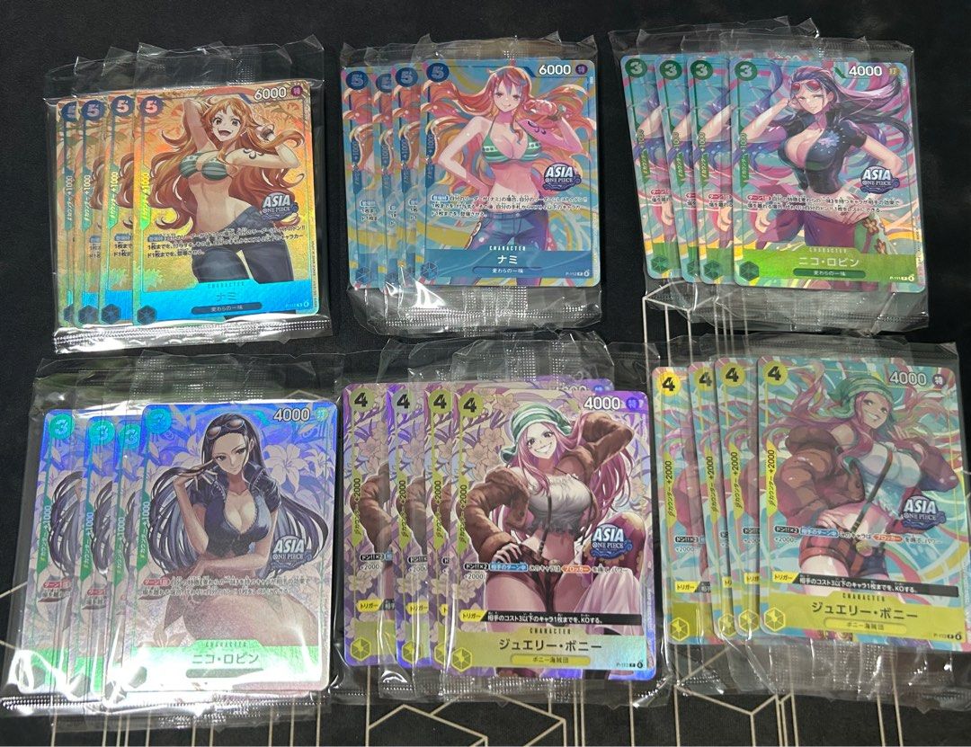 One Piece Card Game - Nami, Nico Robin, Jewelry Bonney OP13 Tin Promo ...