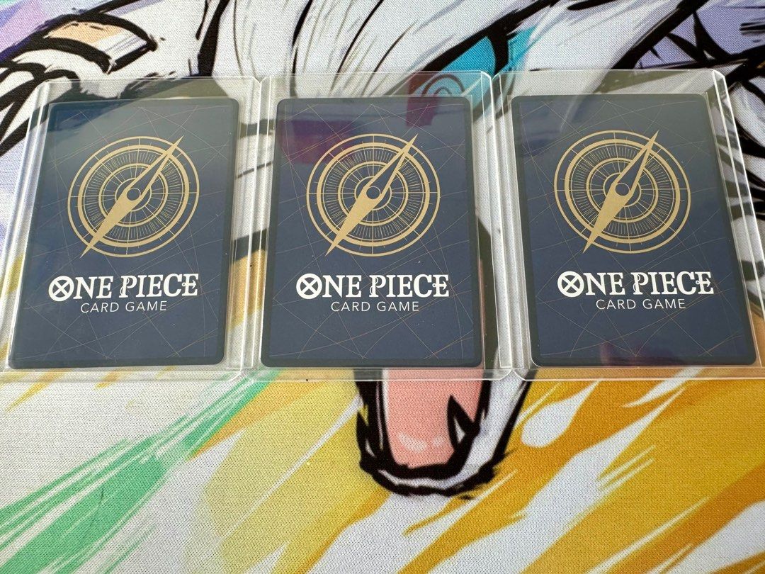 One Piece Card Game - OP13 Luffy, Ace, Sabo SEC cards, Hobbies & Toys ...