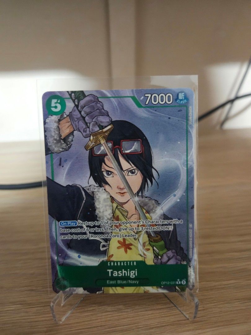 One Piece Card Game - Tashigi, Hobbies & Toys, Toys & Games on Carousell