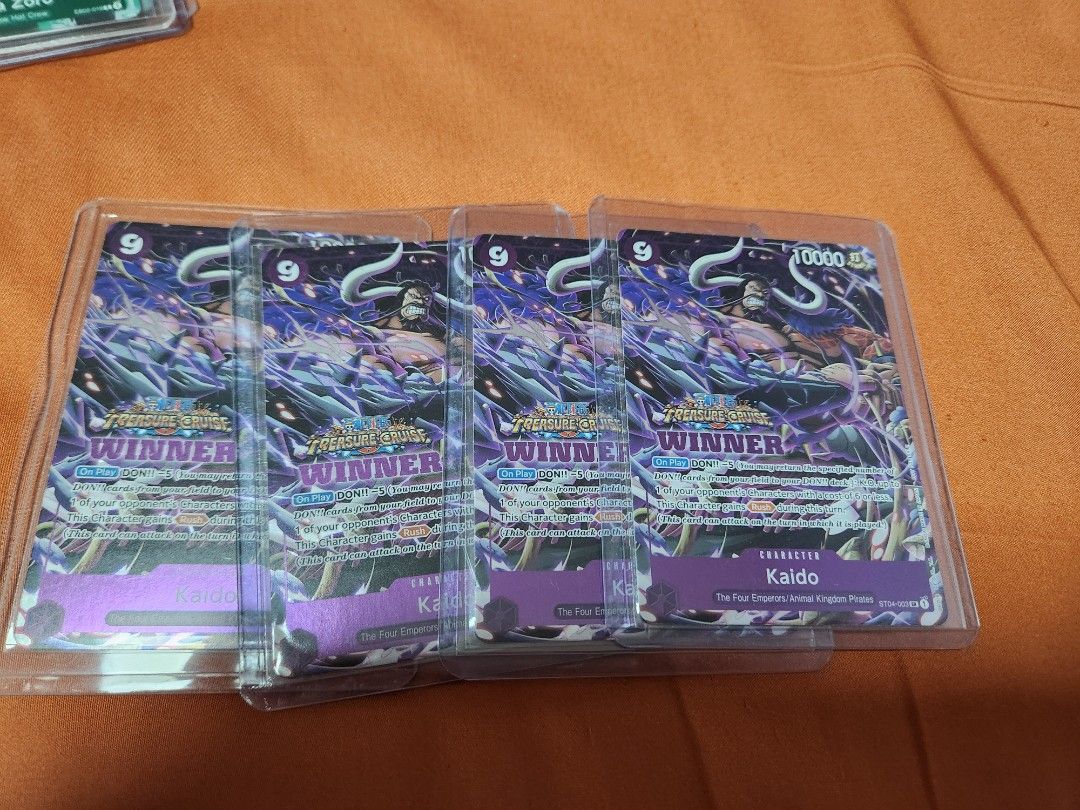 English One Piece Card Game Winner Kaido English Treasure Cruise ...