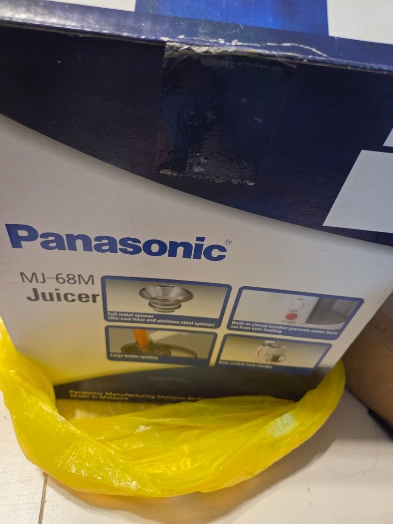 Panasonic MJ-68M 榨汁機, 家庭電器, 廚房電器, 榨汁機及攪拌機 - Carousell