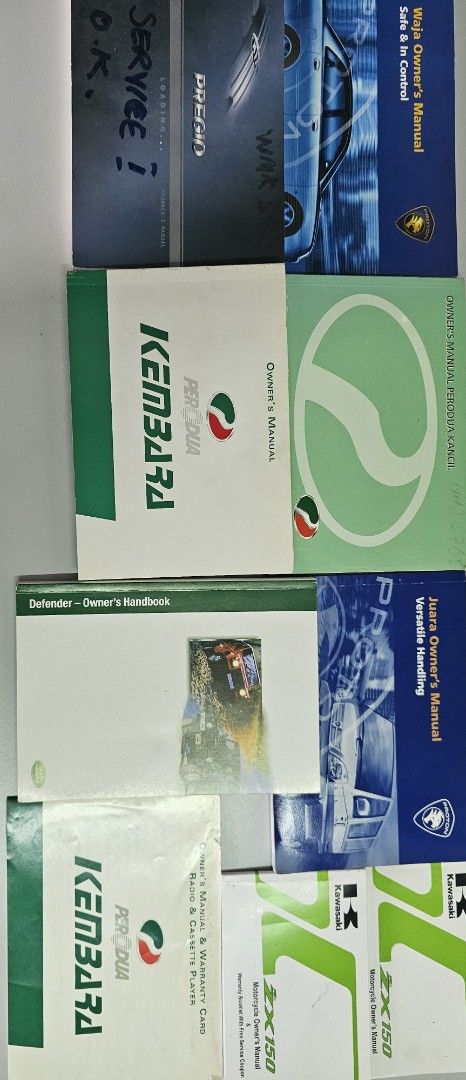 Perodua, Proton, Lamborghini Car Manuals, Hobbies & Toys, Books ...
