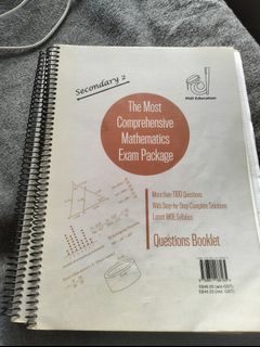 Sec 2 - The Most Comprehensive MathematicsExam Package with Solutions Booklet - PhD Education ...