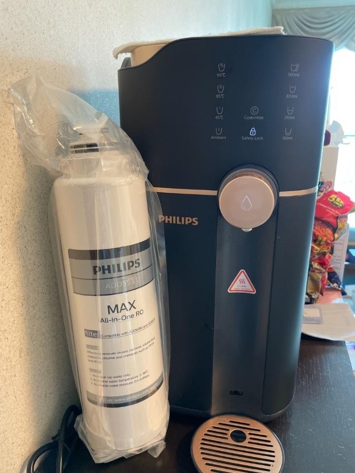 Philips ADD6901HWH01/90 RO純淨飲水機 (黑色）, 家庭電器, 廚房電器, 濾水器及飲水機 - Carousell