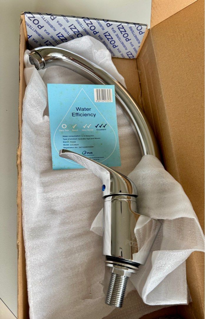 Pozzi EKO 8620 Kitchen Sink Tap - Brand New, Furniture & Home Living ...