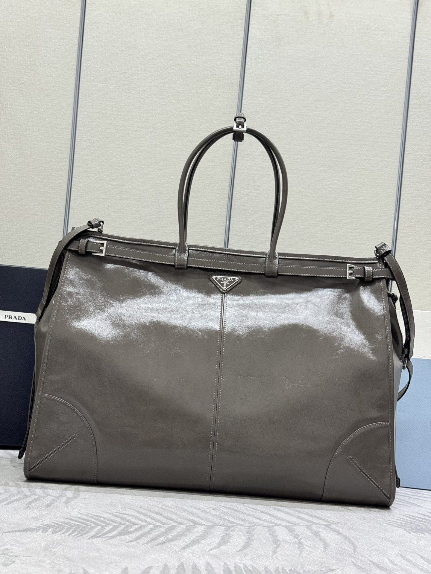 PRADA Men's Lux Sot Oiled Leather, Luxury, Bags & Wallets on Carousell