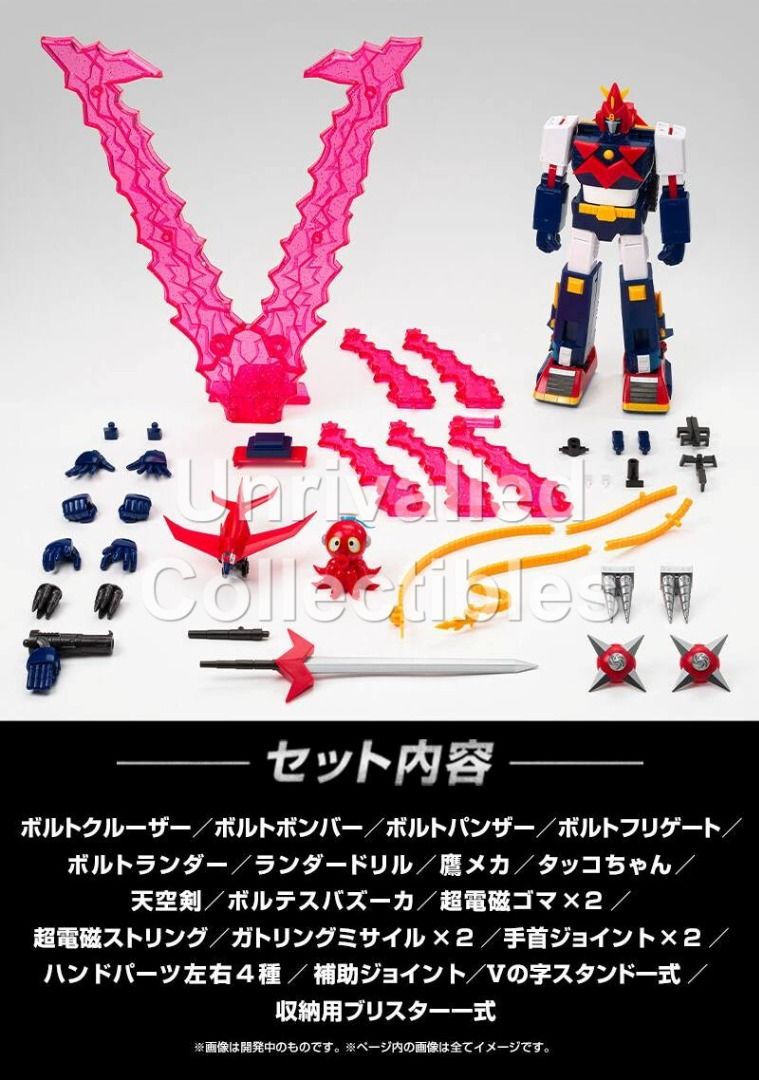 [Pre Order] Bandai Shokugan Modeling Project SMP Voltes V Let's Volt In ...