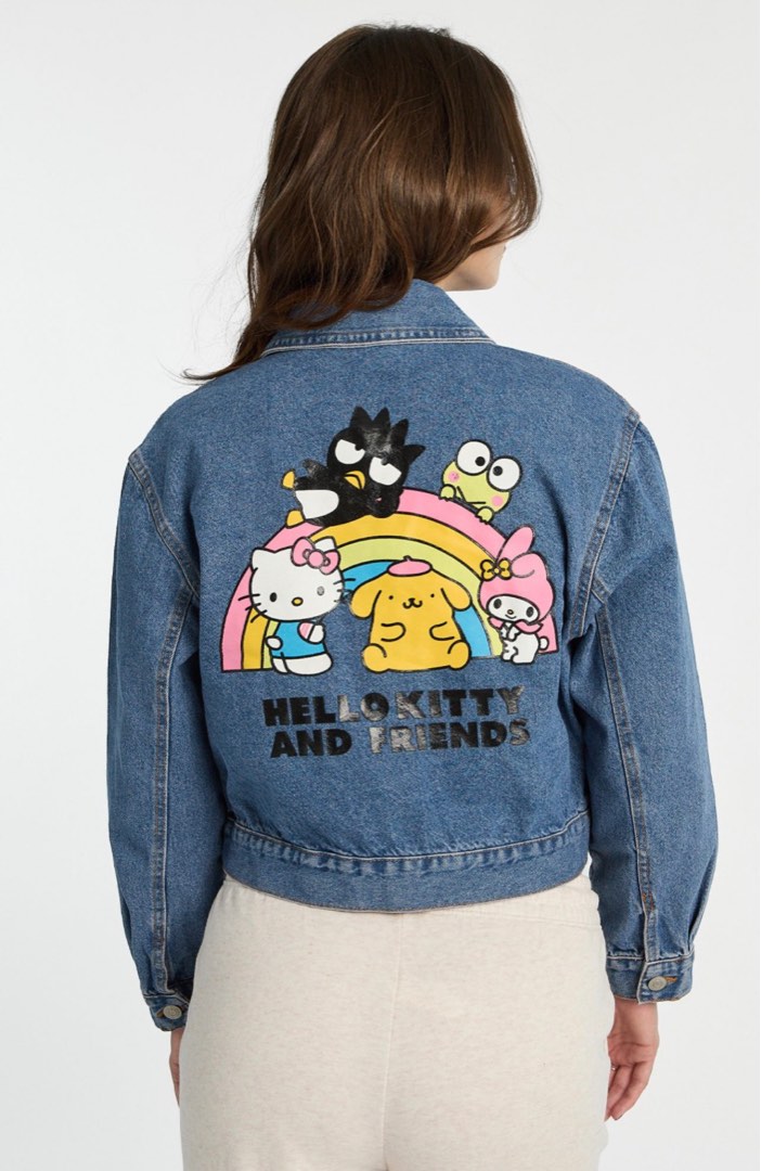 Pre-Order Hello Kitty And Friends Jean Jacket, Women's Fashion, Coats ...