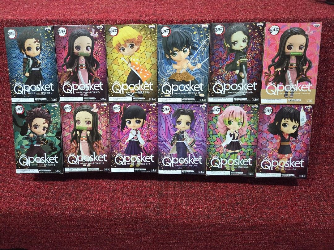 QPosket Demon Slayer Tanjiro Nezuko Zenitsu Inosuke Muzan Kimetsu no ...