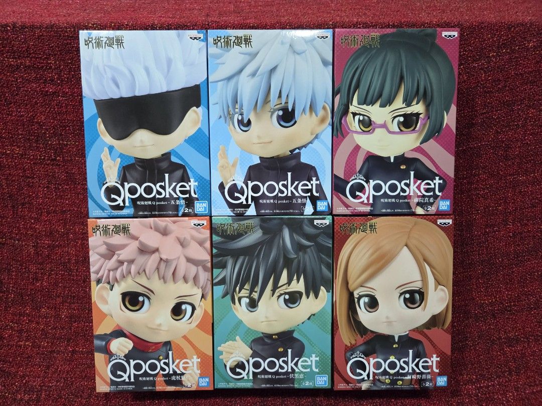 QPosket Jujutsu Kaisen Satoru Gojo Yuji Megumi Nobara Maki Q Posket ...
