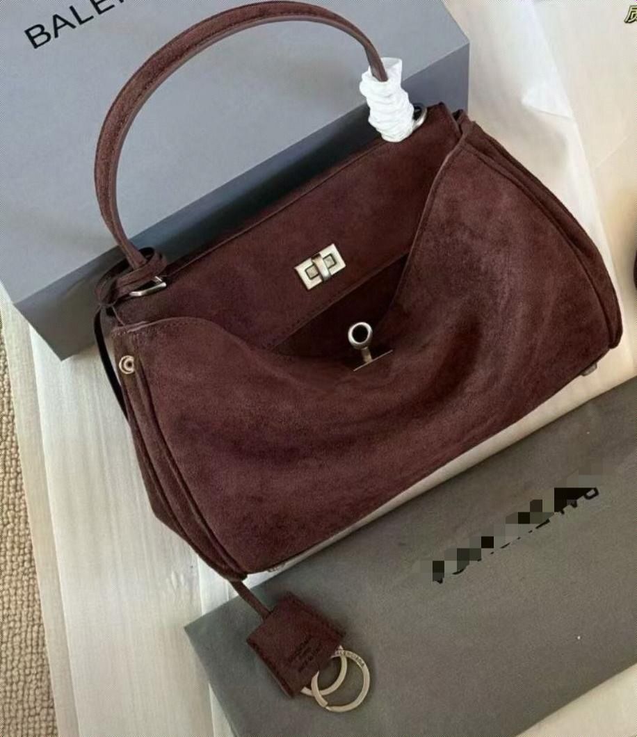 BN balenciaga redeo leather Handbag small, Luxury, Bags & Wallets on ...