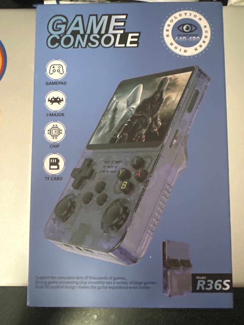 Retro Gamer Pro R36S - Black, Video Gaming, Video Game Consoles, Others ...