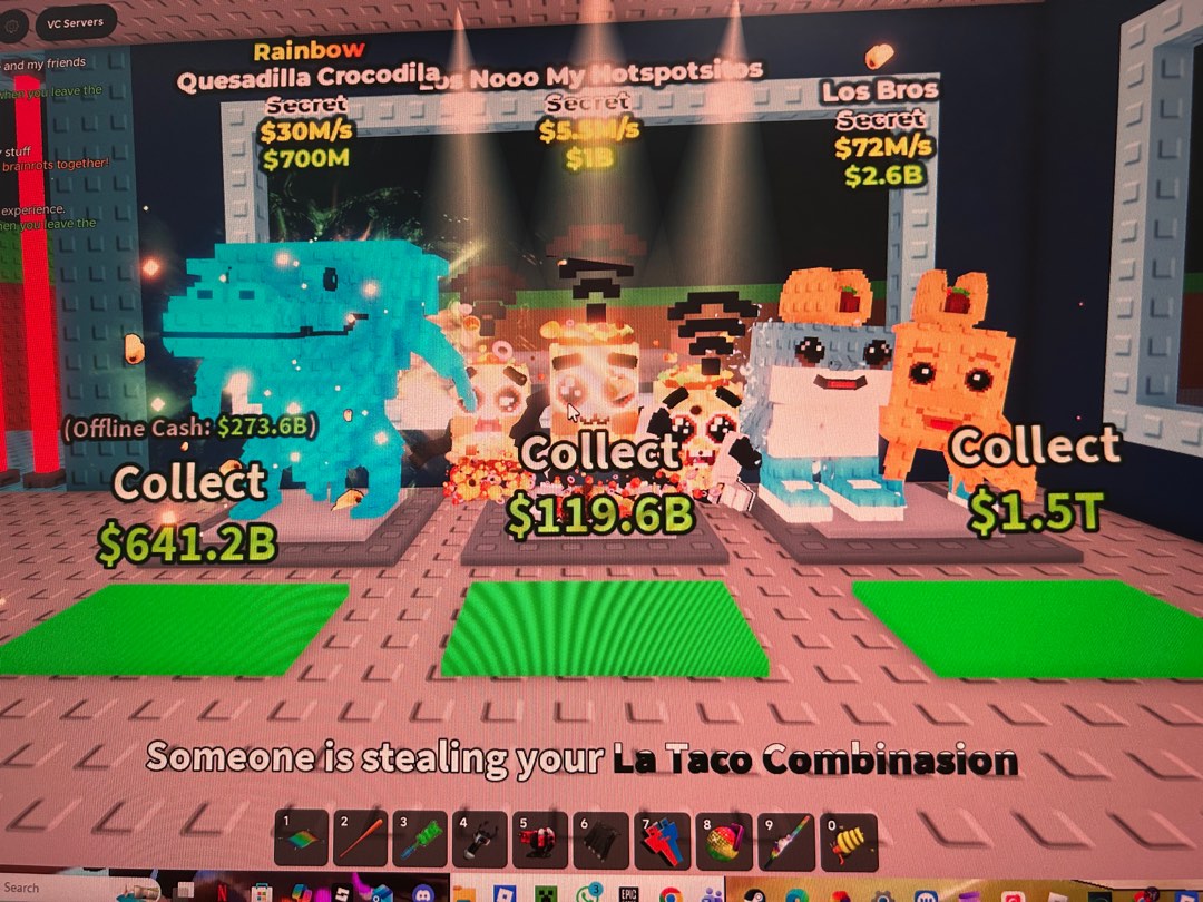 Roblox - Steal a brainrot cheapest, Video Gaming, Gaming Accessories ...