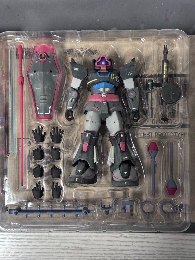 絕版Robot魂改修品 MS-07C-5 老虎試作實驗機 Gouf Test Prototype, 興趣及遊戲, 玩具 & 遊戲類 ...