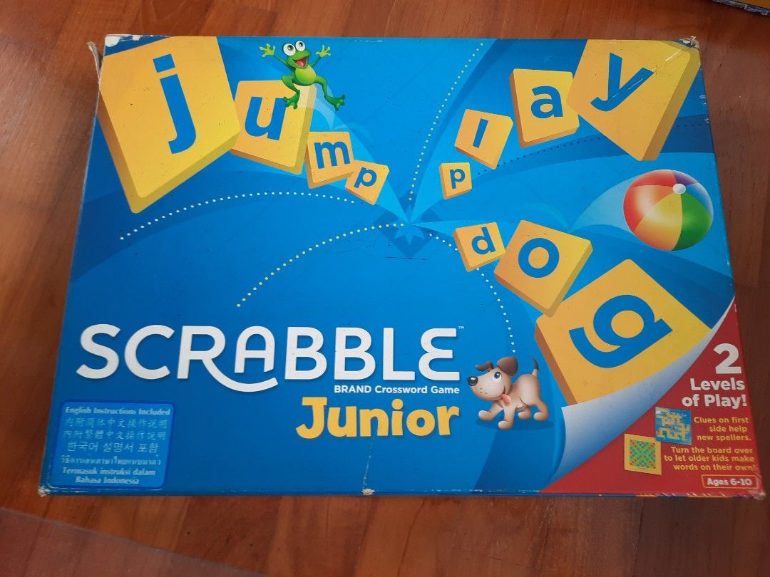 Scrabble Junior Board Game, Hobbies & Toys, Toys & Games on Carousell