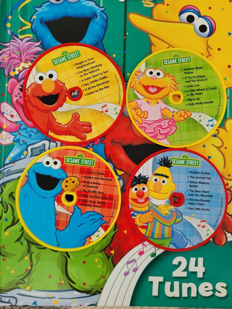 Sesame Street Music Player Storybook, Hobbies & Toys, Toys & Games on ...