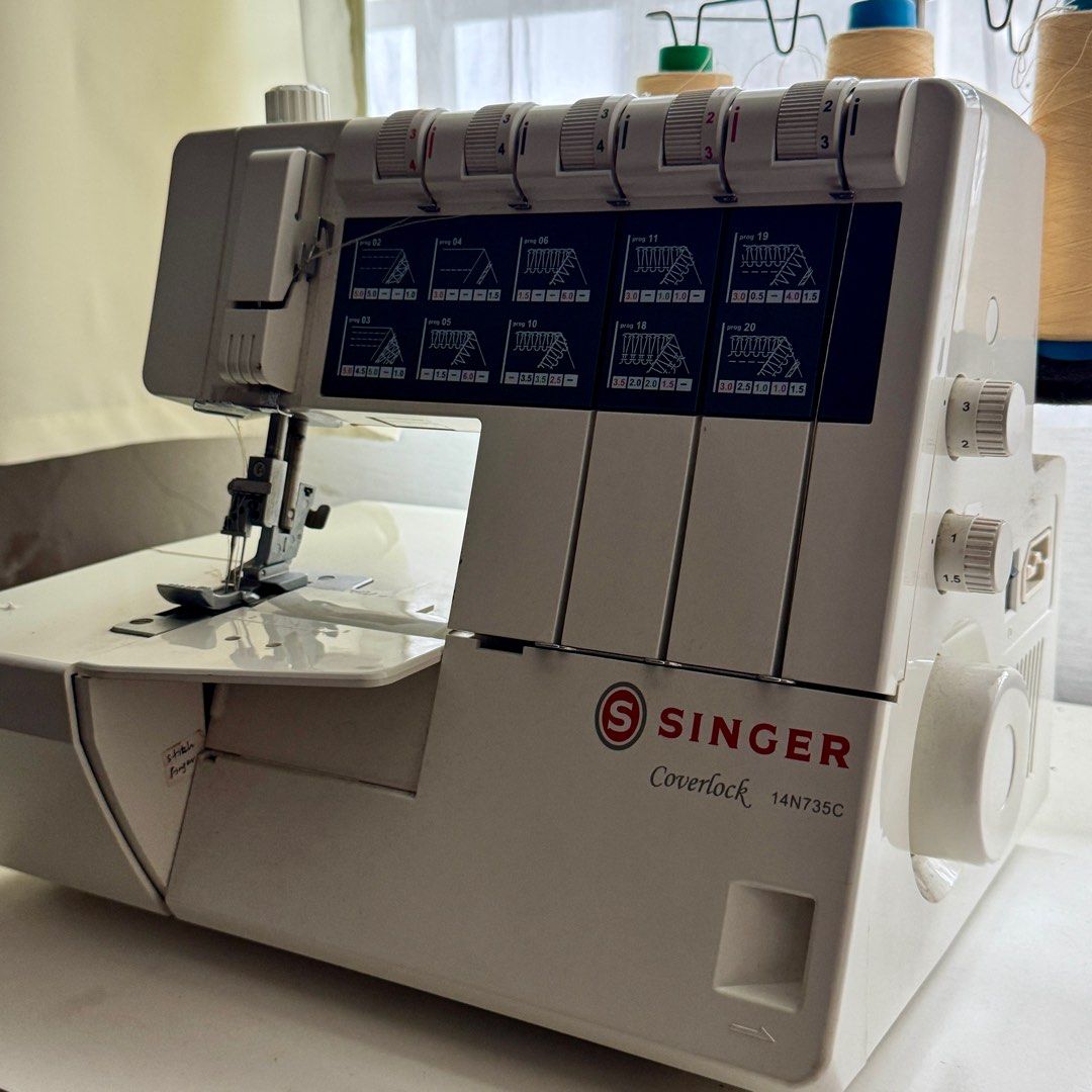 SINGER Portable Coverlock Sewing Machine (Mesin jahit Mudah Alih ...