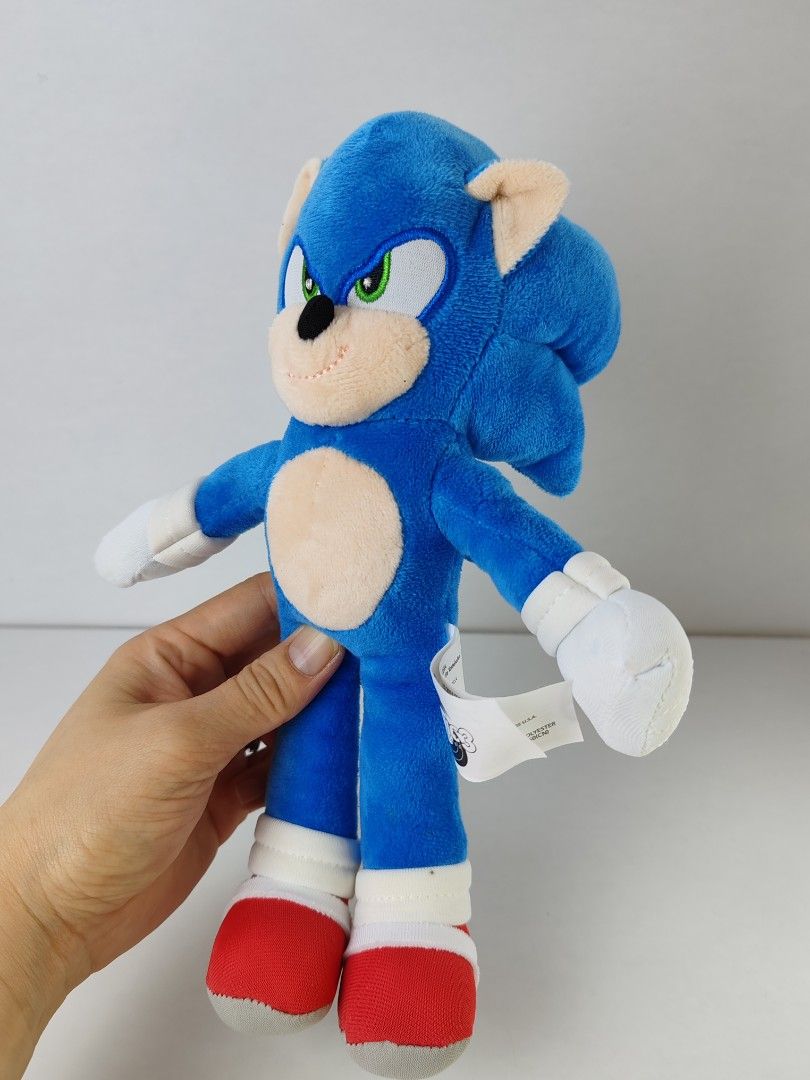 Sonic the Hedgehog Plush Toy (IK14), Hobbies & Toys, Toys & Games on ...