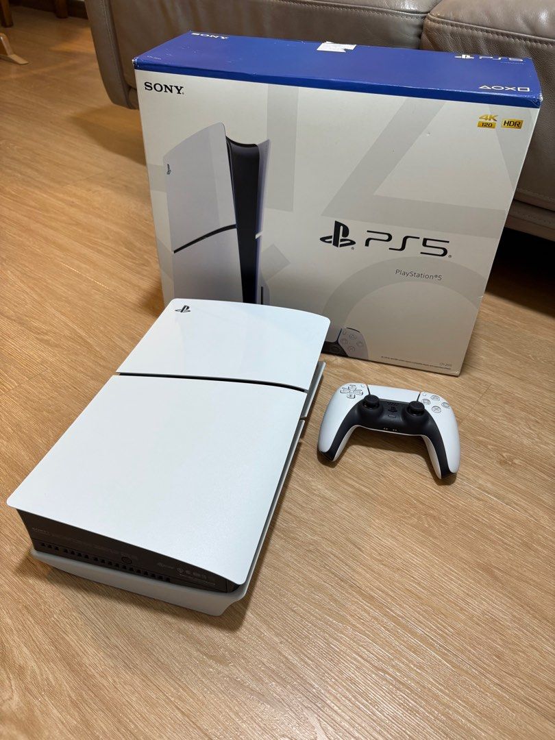 Sony PlayStation 5 (PS5) Slim 1TB Console with Controller, Video Gaming ...