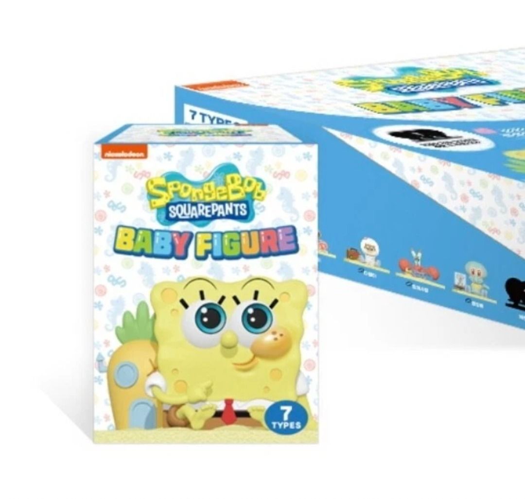 Mr. Krabs & Patrick Figurines (SpongeBob Baby Blindbox), Hobbies & Toys ...