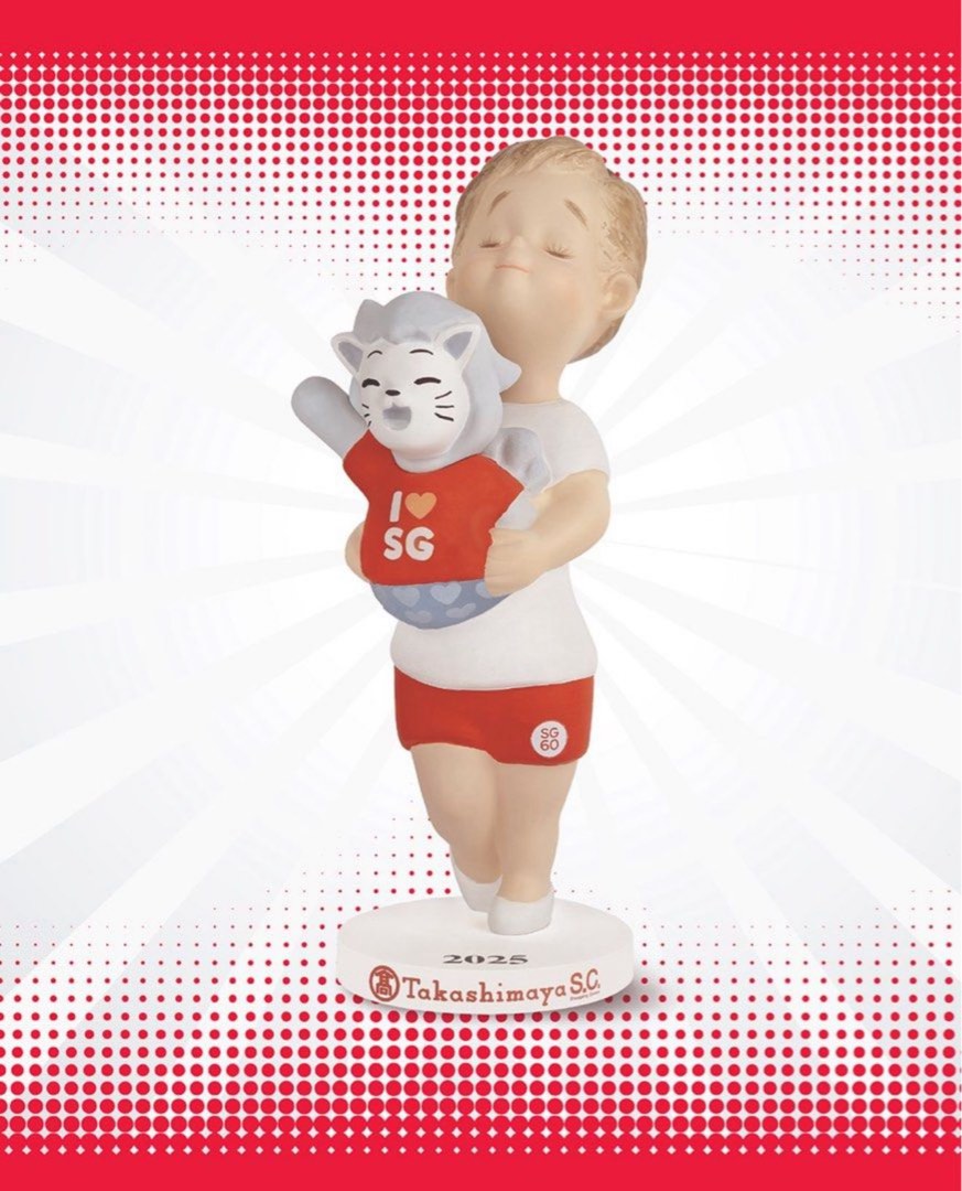 Takashimaya 2025 SG60 Rose Chan Doll, Furniture & Home Living, Home ...