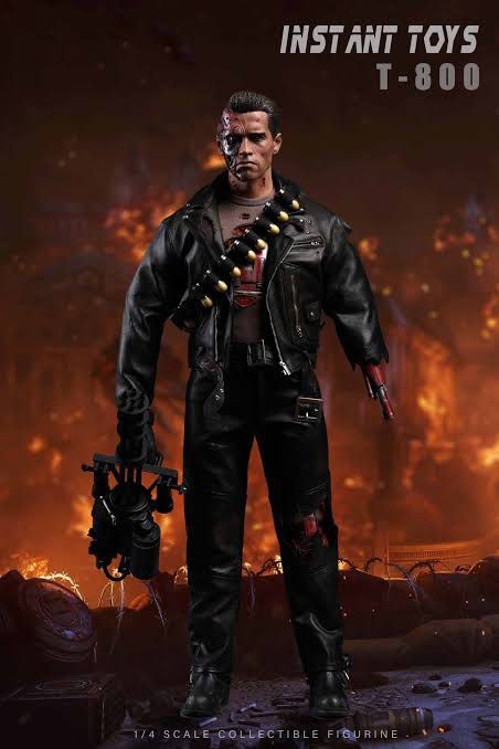 Terminator T-800 T-1000 1/4 Scale Big Scale, Hobbies & Toys, Toys ...
