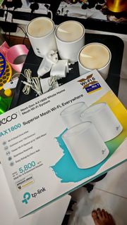 TP-Link Deco AXE5400 Pro Tri-Band Mesh Wi-Fi 6E System, Computers ...